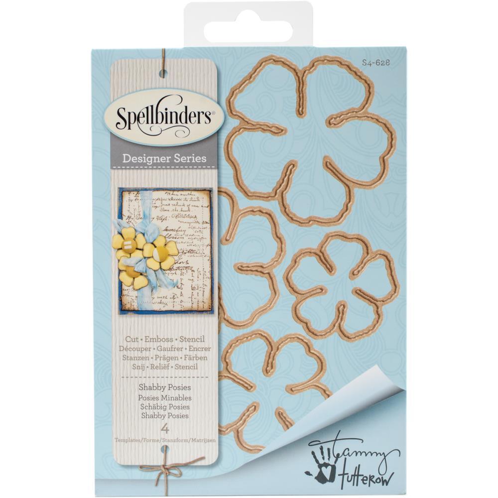 Spellbinders Designer Series Die ~ SHABBY POISIES ~ S4-628 ~ Tammy ...