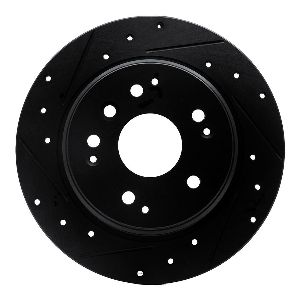 Disc Brake Rotor-Brake Rotor - Drilled And Slotted - Black DFC 633 ...