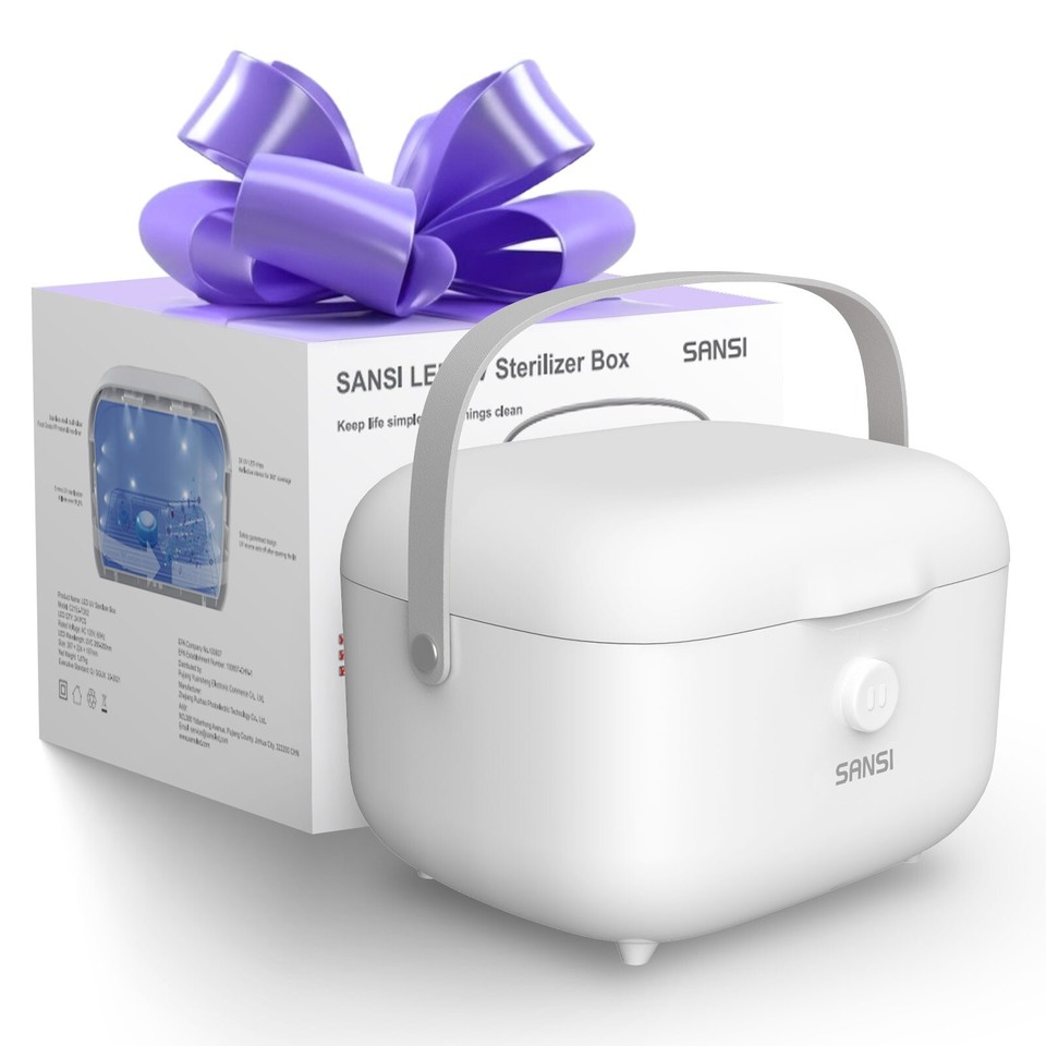 SANSI UV Light Sanitizer Box Sanitizes 5.1L Large Sanitize in 5 Minutes ...