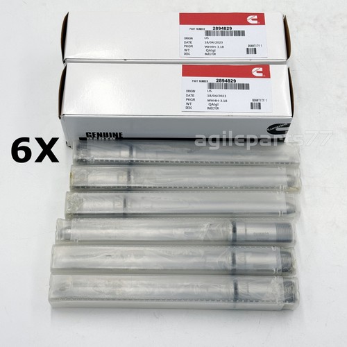 6PCS Cummins Fuel Injector Connector Tubes for Cummins ISX15 QSX15 ...