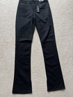 Women’s Express Black Mid Rise Skyscraper Jeans Size 2 Premium Stretch ...