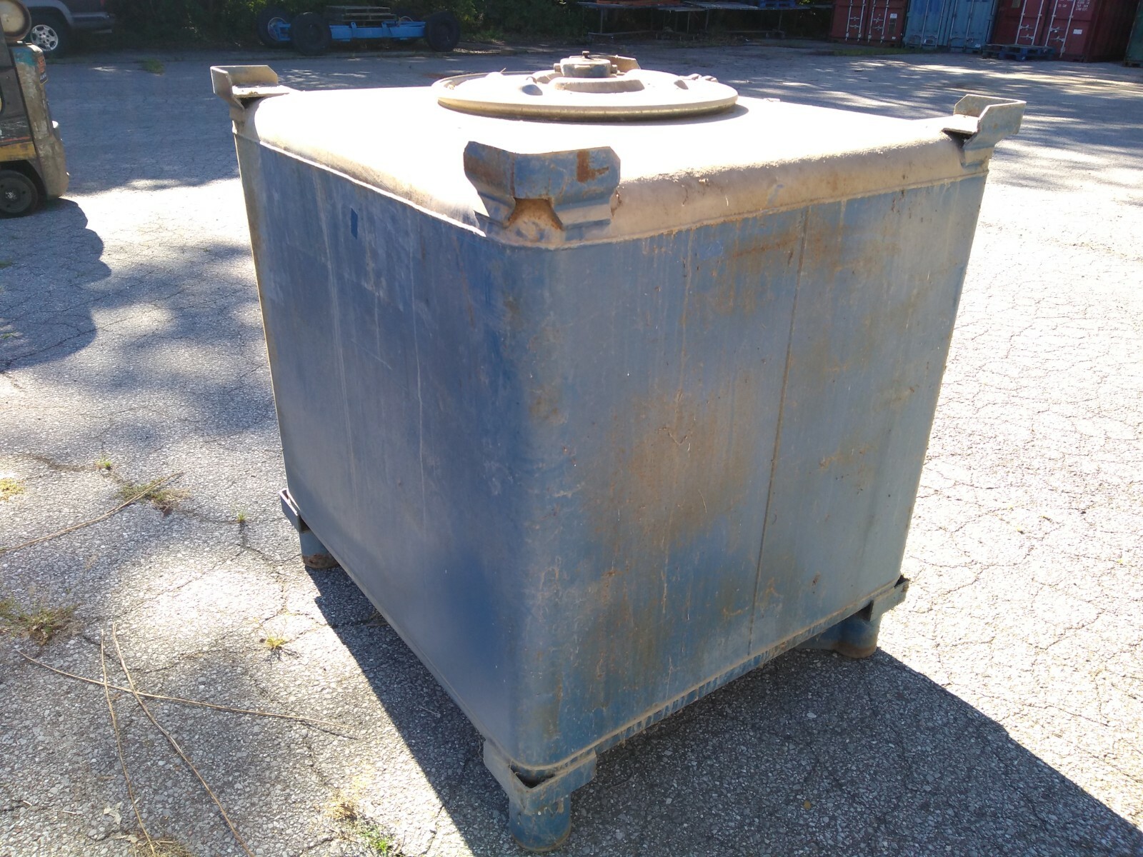 Clawson Tank D01 57 Forkable 345 Gallon Steel Storage Tank Refurbished ...