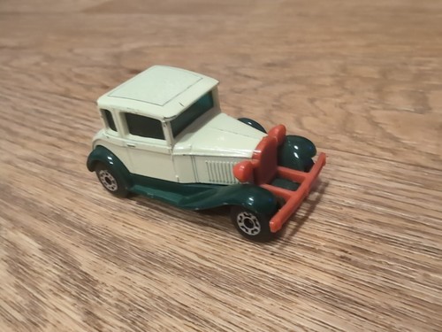 Matchbox Superfast Model A Ford White and Green Made in England 1/64 ...