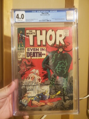 The Mighty Thor #150 CGC 4.0 Off-White Pages Marvel Comics 1968 | eBay