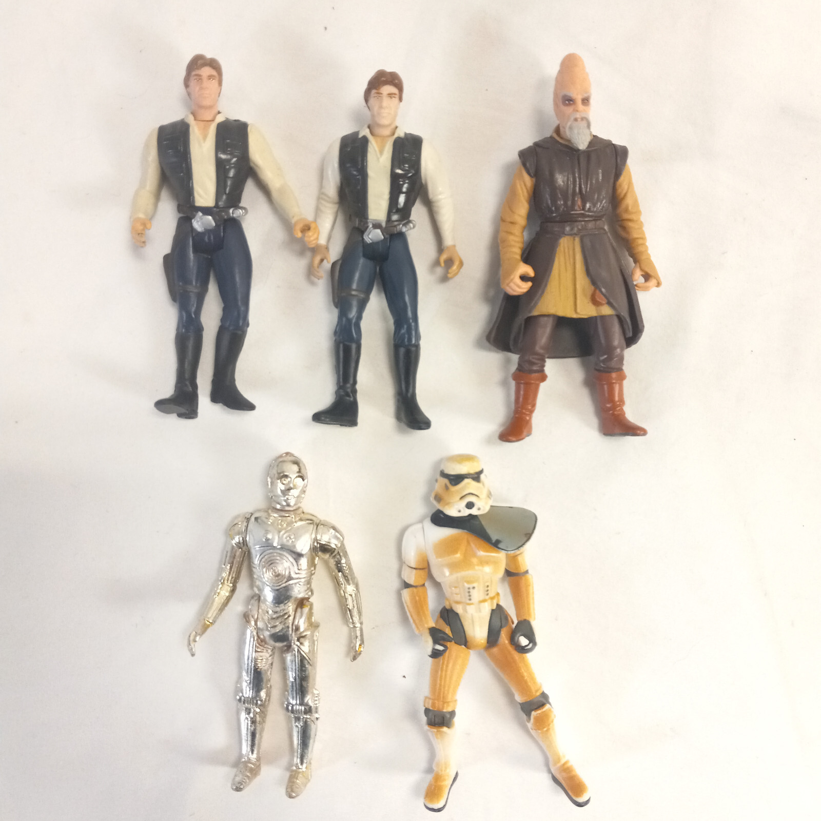 STAR WARS 4" Action Figures Kenner/Hasbro 1977/90s Lot of 5 | eBay