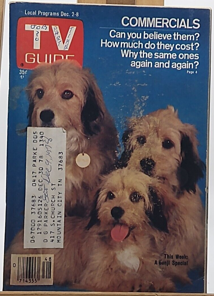 TV Guide Dec. 2-8, 1978 | eBay