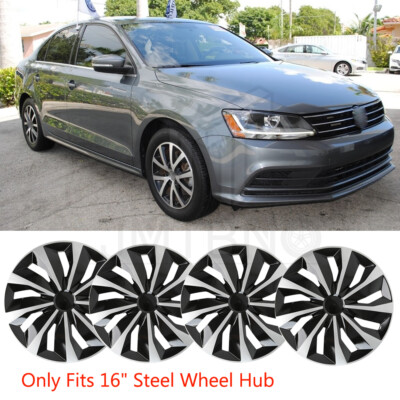 For VW Jetta SE Golf 16" Set of 4 Wheel Covers Hub Caps fit R16 Tire ...