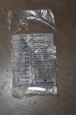 GE, TGL1, EQUIPMENT GROUND KIT, NEW! | eBay