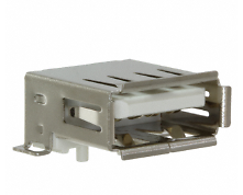 Pack of 4 USB-A-S-F-W-SM2 Connector Receptacle Type-A 4P SMD RA :RoHS ...