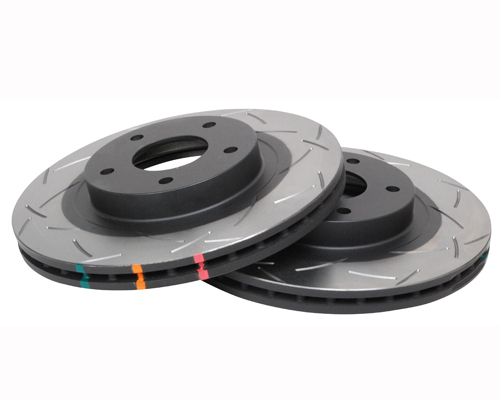 DBA FRONT SLOTTED BRAKE 4000 ROTORS PAIR SET FOR 2005-2009 SUBARU ...