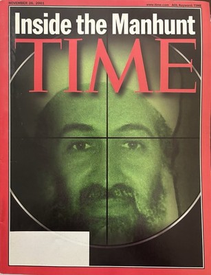 TIME Magazine (Nov 26, 2001) OSAMA BIN LADEN -Inside The Manhunt | eBay