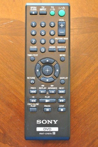 SONY RMT-D197A DVD Remote Control | eBay