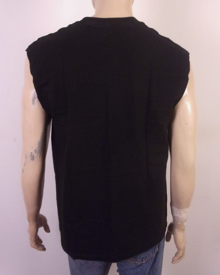 vintage 00s 2009 Red Hot Chili Peppers T-Shirt Cut Off Sleeves SZ L | eBay