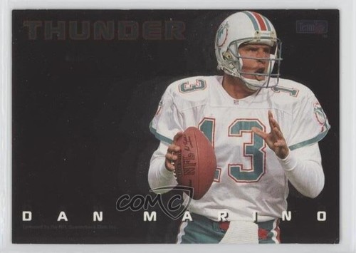 1993 Skybox Premium Thunder & Lightning Dan Marino Keith Jackson #TL3 ...