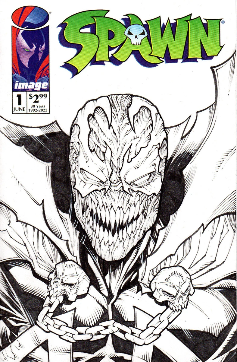 Spawn Coloring Pages
