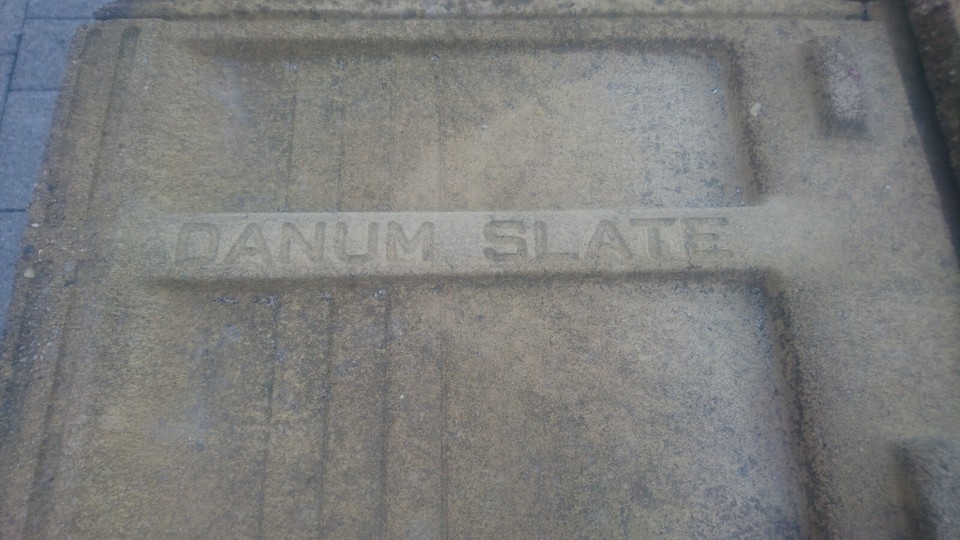 Danum Stonewold slate tile Buff/Yellow concrete roof tiles Sandtoft ...