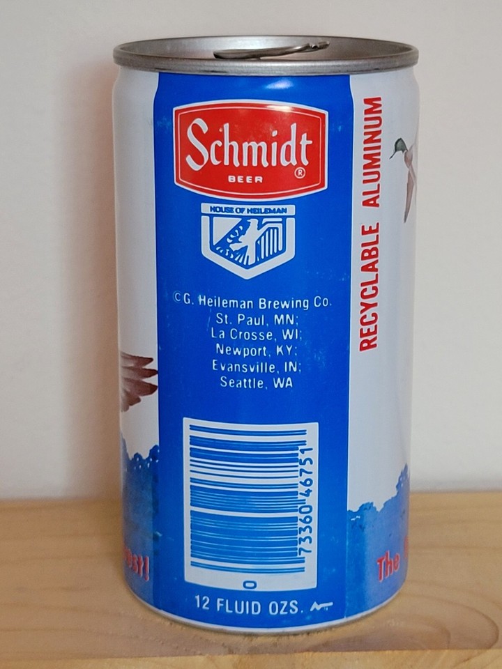 SCHMIDT BEER / 12 OZ. STA-TAB ALUMINUM CAN / USBC SET #19-5 / G ...