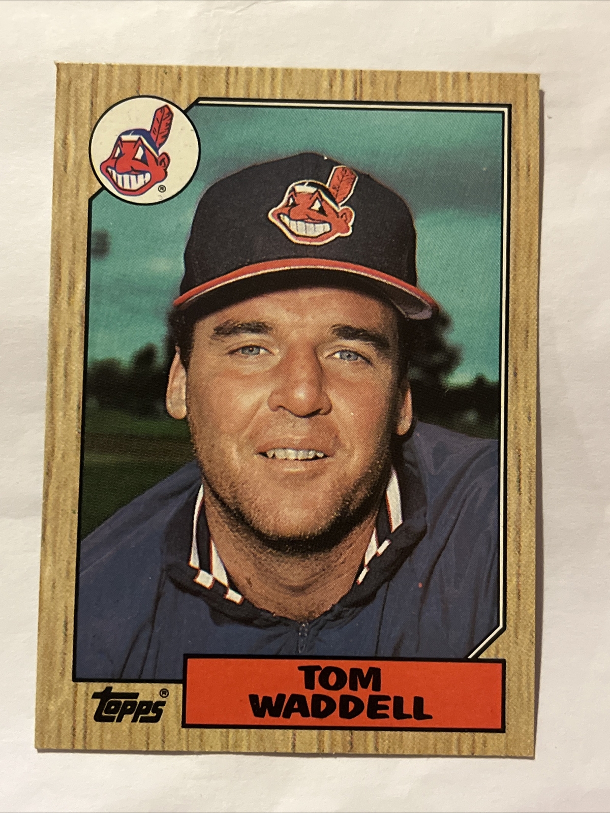 1987 Topps #657 Tom Waddell Cleveland Indians | eBay