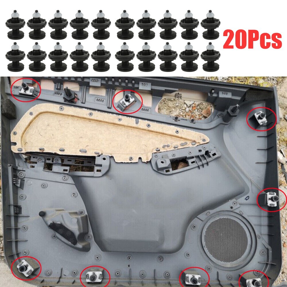 20X Car Door Trim Panel Clips Fastener Fixing Rivets for Ford for Focus ...