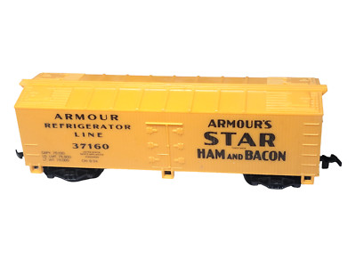 LIFE-LIKE ARMOUR REFRIGERATOR LINE STAR HAM AND BACON 37160 REEFER - HO ...