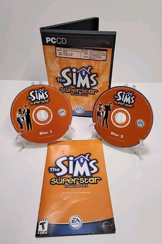 Sims: Superstar Expansion Pack (PC, 2003) GAME COMPLETE w/KEY CODE 14633146264| eBay