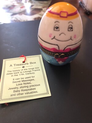 HUMPTY DUMPTY TREASURE BOX BLUE. | eBay
