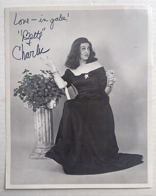Charles Pierce: Female Impersonator 10 x 8" Signed Glossy Photo ~ Gay ...