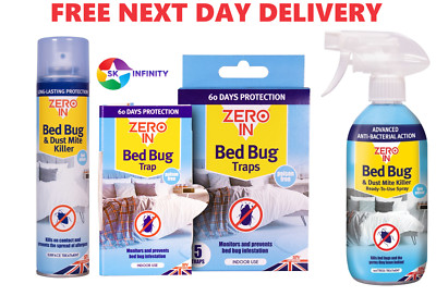 STV Zero In Bed Bug Killer Spray Crawling Insect Dust Mite Poison ...