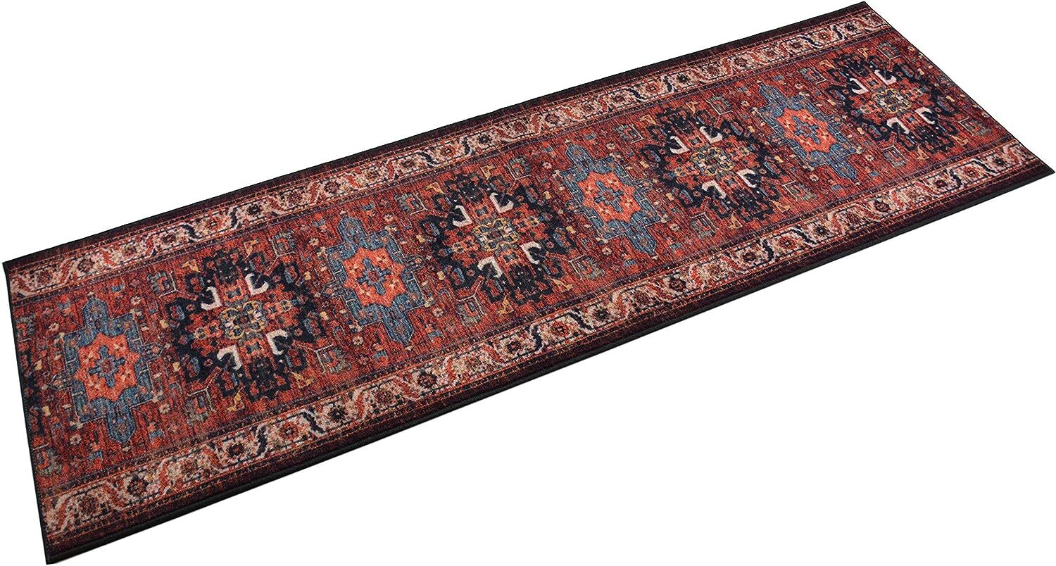 Custom Size Runner Rug Cut Pile Antique Oriental Handmade Look Hotel ...