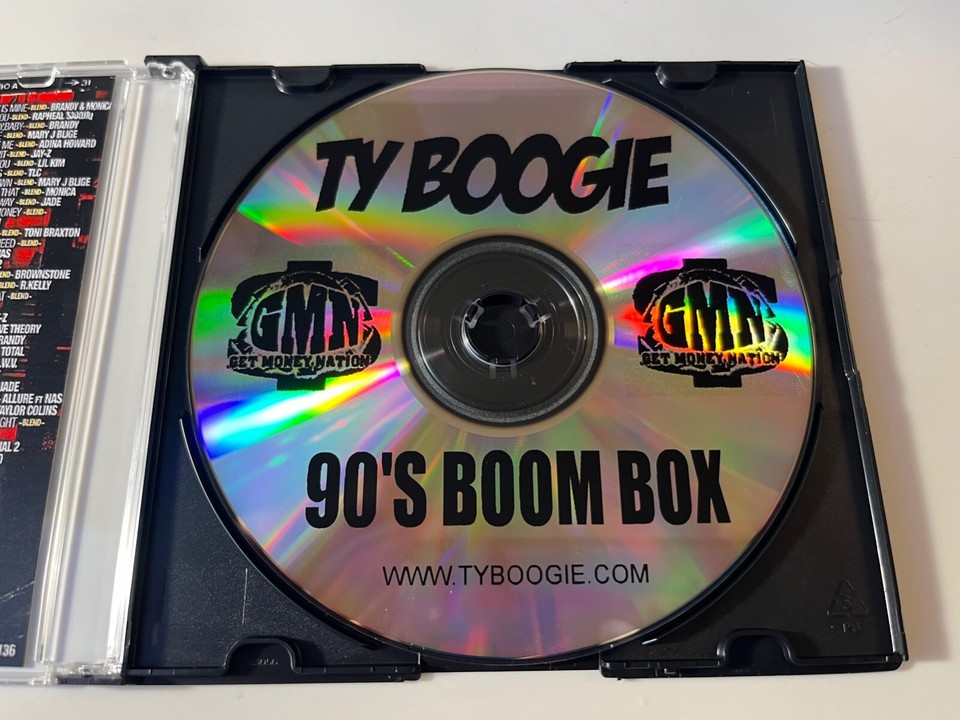 100% OFFICIAL! DJ TY BOOGIE 90'S BOOM BOX OLD SCHOOL R&B MIXTAPE MIX CD ...