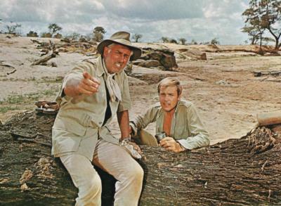 Kaz Garas, Stewart Granger "The Last Safari" vintage movie still | eBay