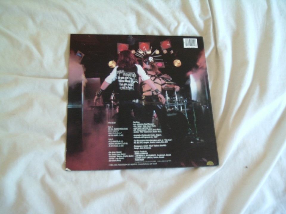 PILEDRIVER Metal Inquisition '84 ORIG US RED pr ex-VIRGIN STEELE ...