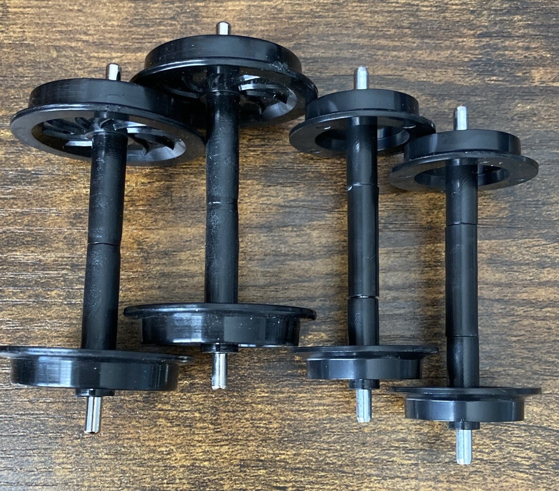 G SCALE TRAIN WHEELS. BLK. MDC / ROUNDHOUSE ACCESSORY. SET OF 4. | eBay