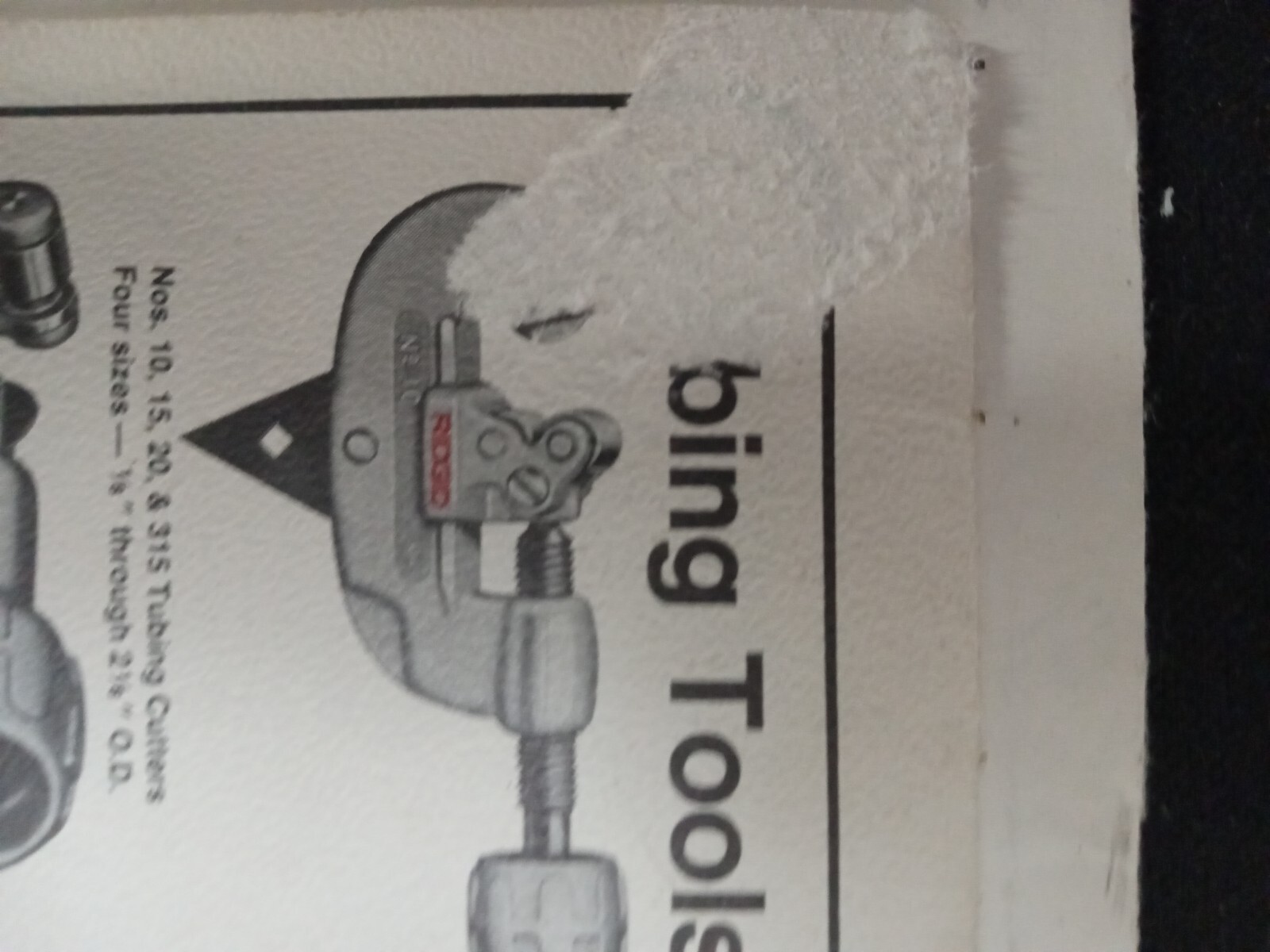 vtg 1973-1974 RIDGID PLUMBING TOOLS ADVERTISING CALENDAR PIN-UP GIRL ...