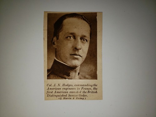 Colonel J.N. Hodges American Engineers 1918 World War 1 WW1 Picture | eBay