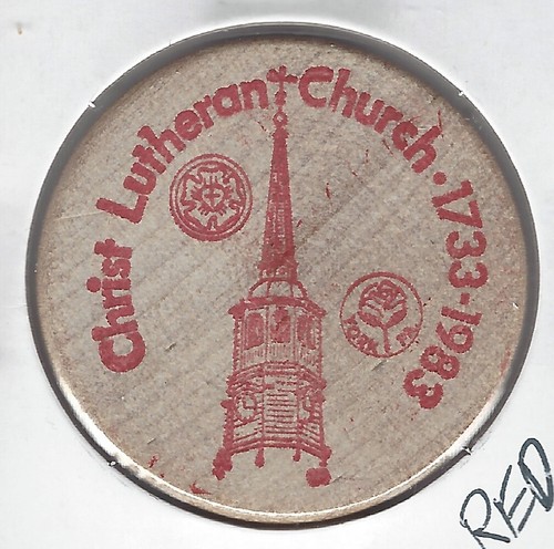 1983, York Coin Club, York Towne Coin Show, Pennsylvania, RED Wooden ...
