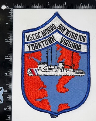 USCG US Coast Guard Cutter Morro Bay WTGB-106 Yorktown VA Patch | eBay