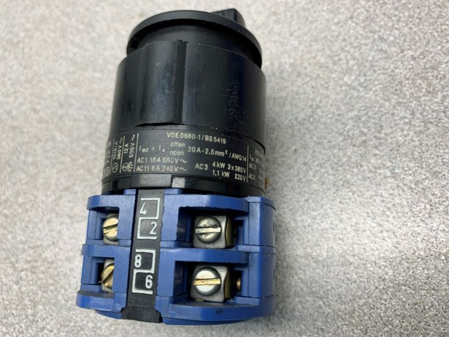Kraus & Naimer B18 Rotary Switch VDE 0660-1/bs5419 for sale online | eBay