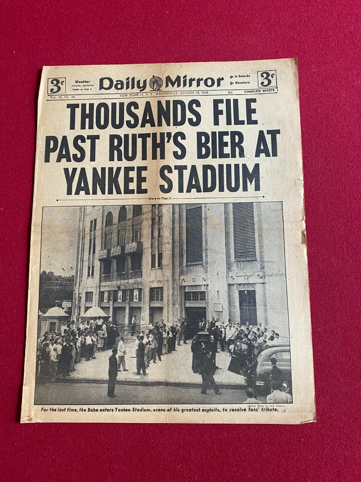 Babe Ruth Funeral
