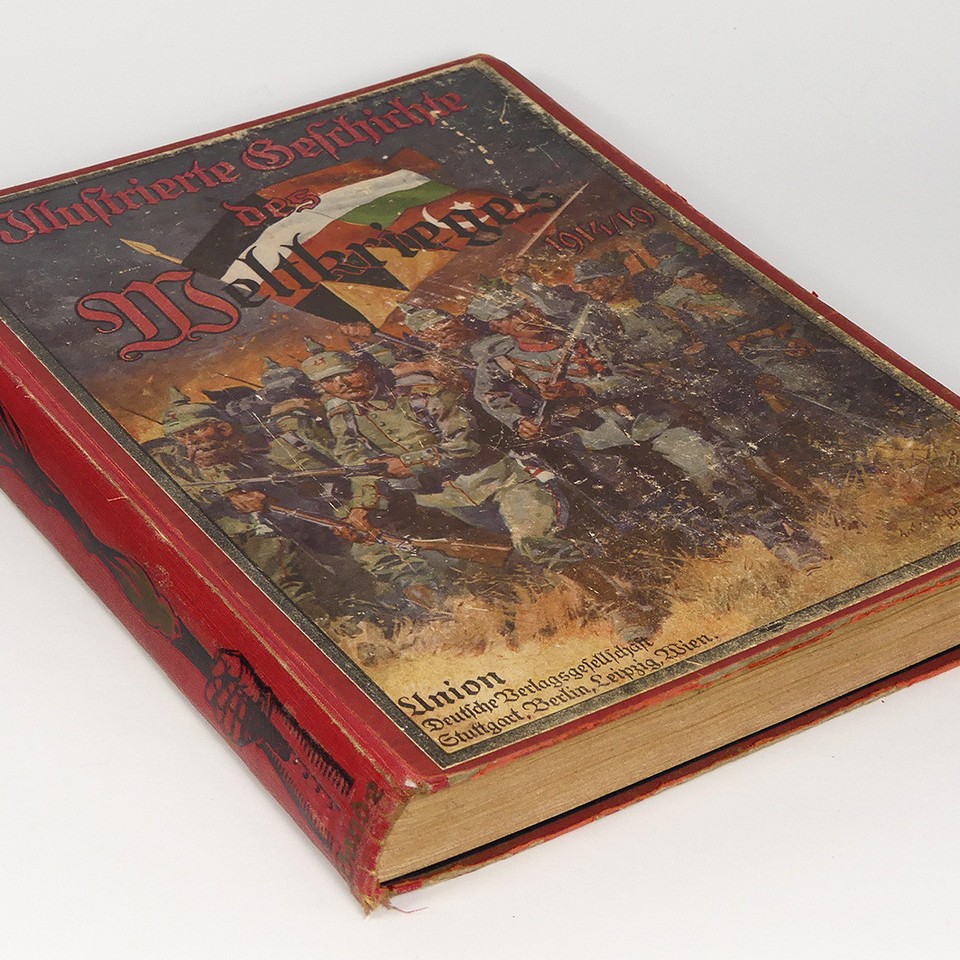 German WW1 Wartime Photo Book w/600+ illustrations, schemes etc. from ...