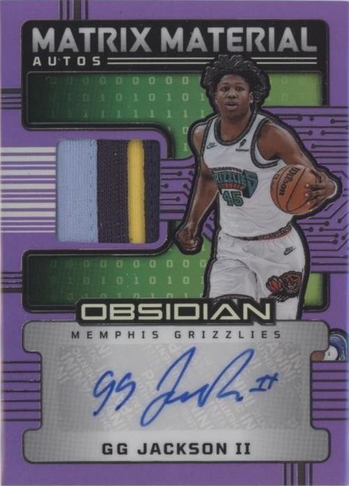 2024-25 Panini Obsidian - Matrix Material Autographs GG Jackson #MM-GGJ ...
