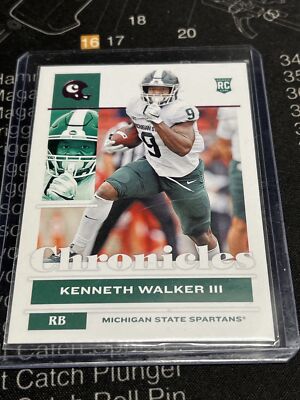 Kenneth Walker III 2022 Panini Chronicles Draft Picks Pink Rookie RC 19 ...