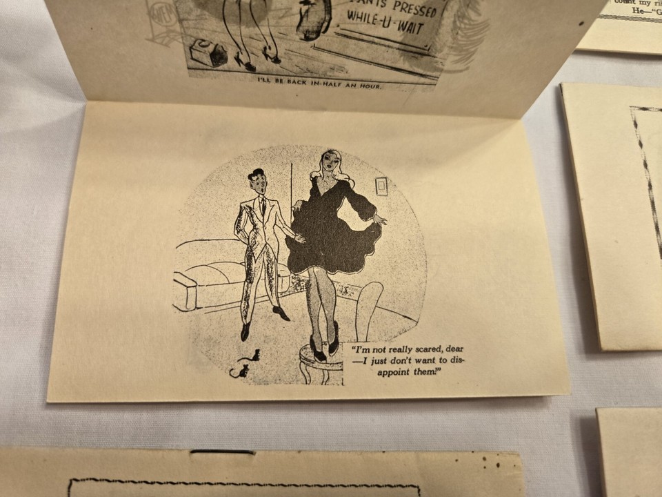 11 Vintage Rare Comic Cartoon Joke Book Adult Military LAFFS Hi-Jinx ...