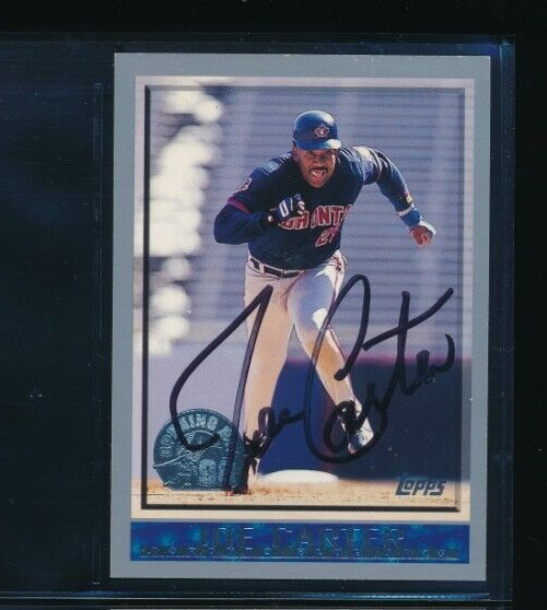 1998 Topps Opening Day #74 Joe Carter Blue Jays Signed Autograph (GW46 ...