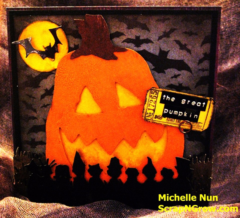 Sizzix Mini Scary Face Movers magnetic die #657462 Retail $22.99 by Tim ...