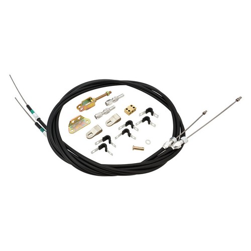 PFEHBK-CABLE Proflow Universal Hand Brake Cable Kit With Mounts ...