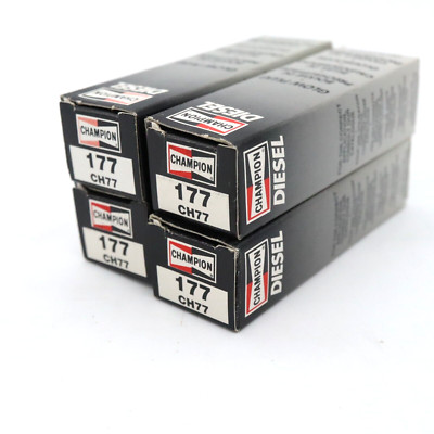 Champion Glow Plug Spark Plug CH77 177 Pack Of 4 | eBay