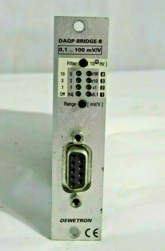 Dewetron DAQP-BRIDGE-B Module for Parts/ Repair | eBay