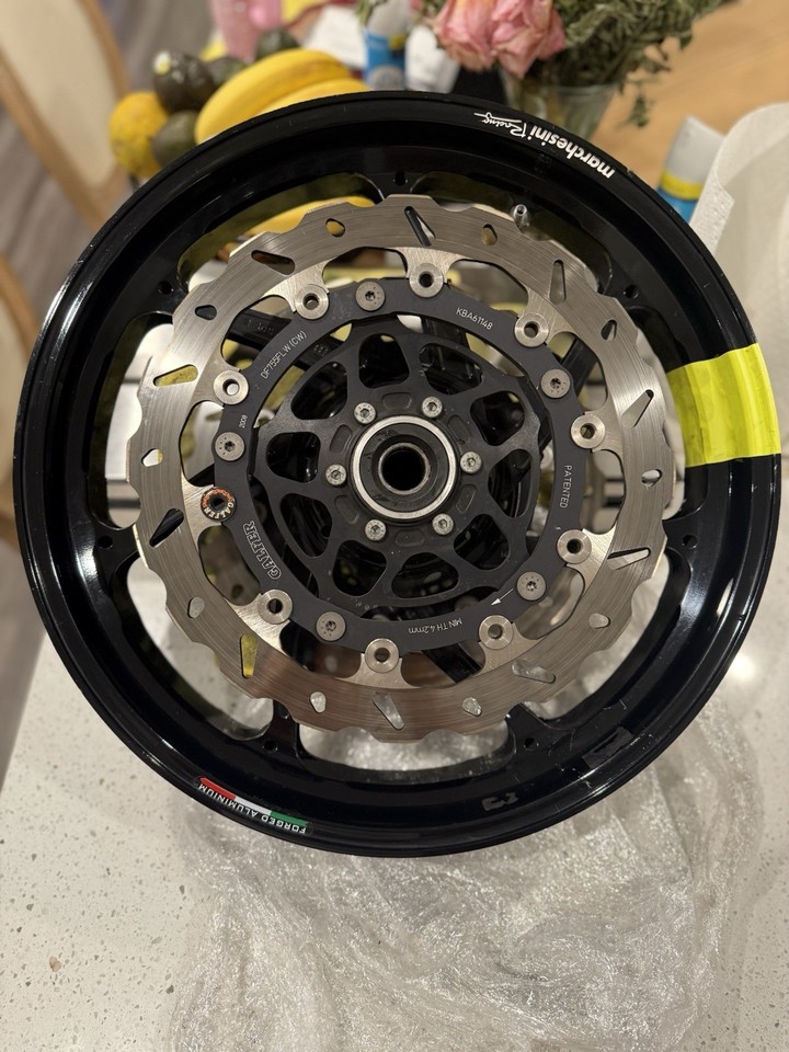 Pair of Marchesini M7RS Genesi Forged Aluminium Wheels for BMW S1000RR ...