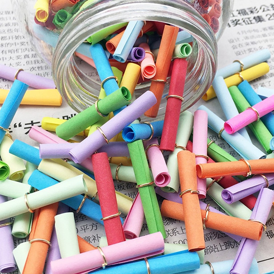 140 Pcs Camo Wrapping Paper Blank Scroll with Wood Rods Fake Pills Love ...